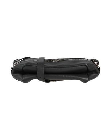 VALEXTRA Crossbody Bag In Pebbled Calfskin - Black