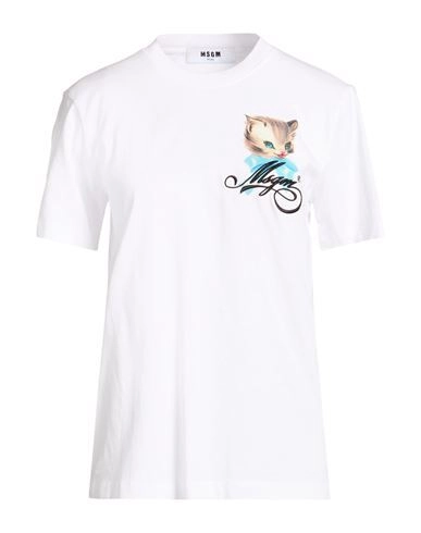 MSGM T-shirt Size Cotton - White