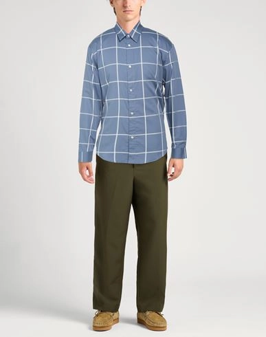 Armani Exchange Shirt Slate Size Cotton - Blue