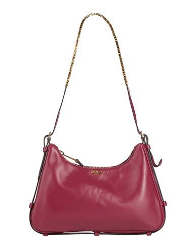 Moschino Shoulder Bag Garnet Leather - Red