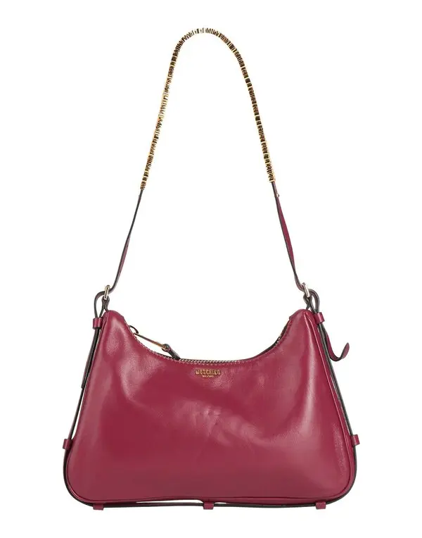 Moschino Shoulder Bag In Leather