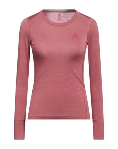 ODLO Merino Wool Long Sleeve Base Layer - Pink