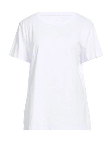 Armani Exchange Cotton T-shirt With Logo Print - White