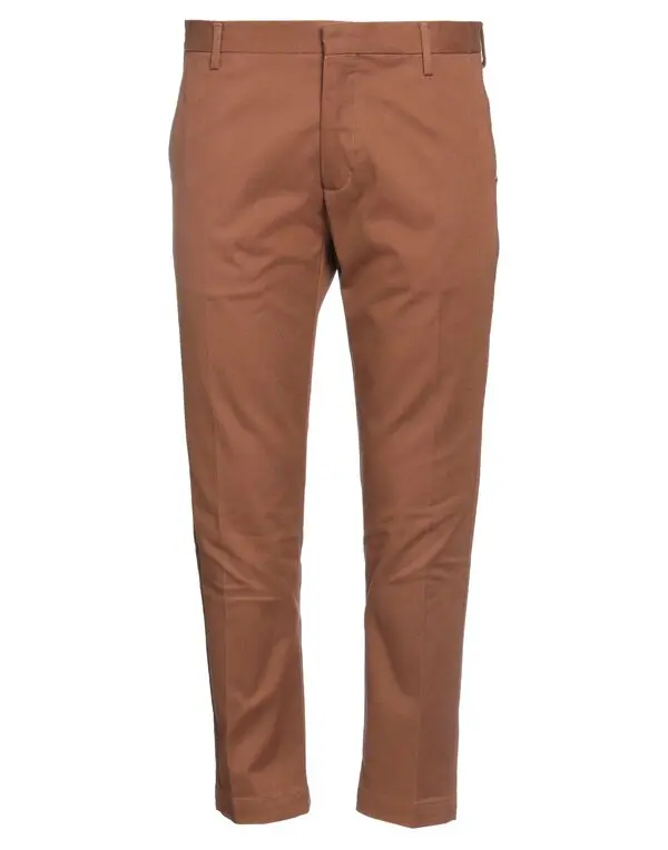 ENTRE AMIS Pants Size Cotton, Elastane - Beige