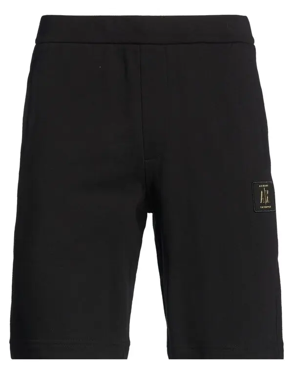 Armani Exchange Shorts & Bermuda Shorts Size Cotton - Black
