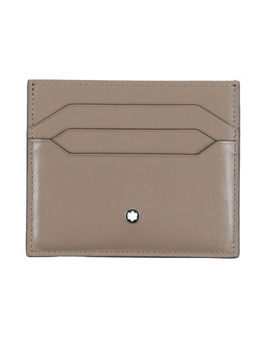 Montblanc Cardholder Taupe Leather - Grey