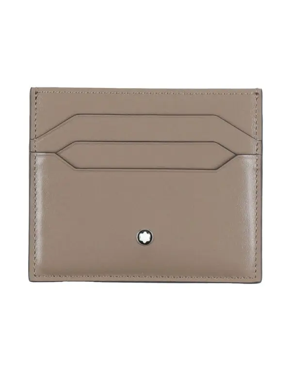Montblanc Cardholder Taupe Leather