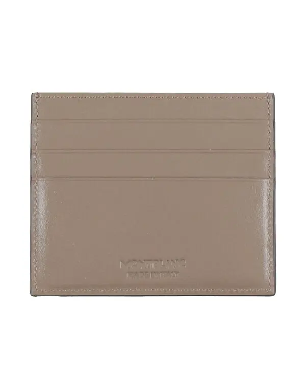 Montblanc Cardholder Taupe Leather
