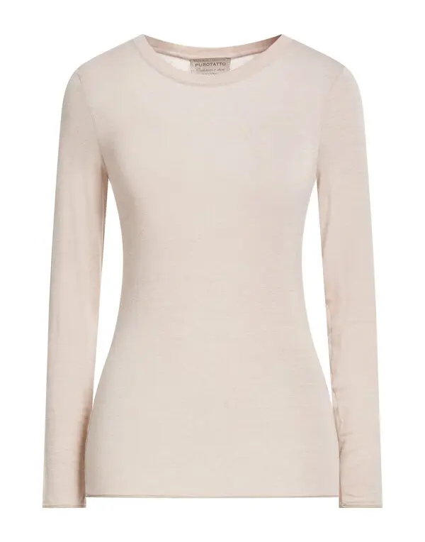 PUROTATTO Modal Cashmere Blend Long Sleeve Tee