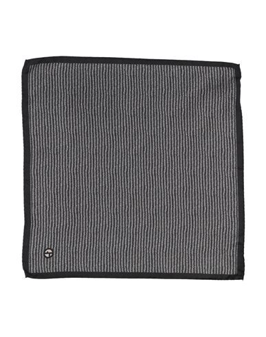 Giorgio Armani Silk Pocket Square - Charcoal