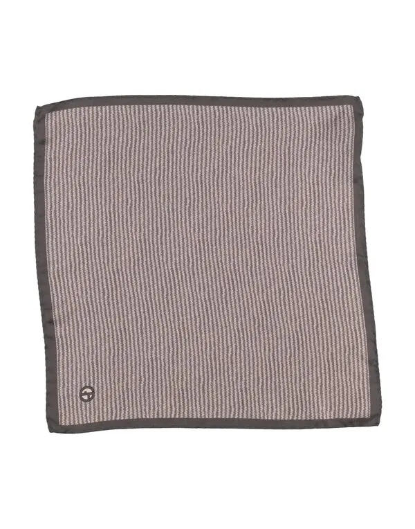 Giorgio Armani Silk Pocket Square - Khaki
