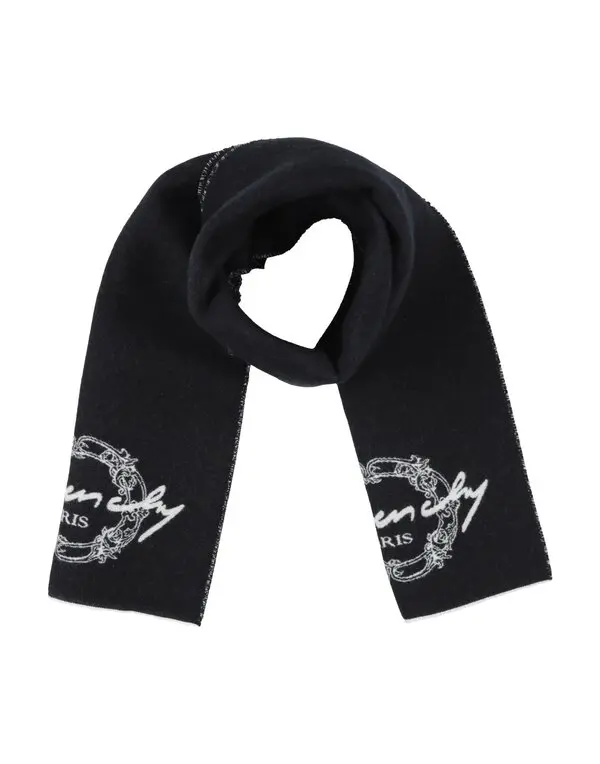 Givenchy Scarf Wool, Virgin Wool, Elastane - Black