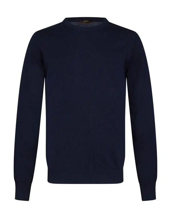 MOORER Crewneck Silk And Cashmere Sweater