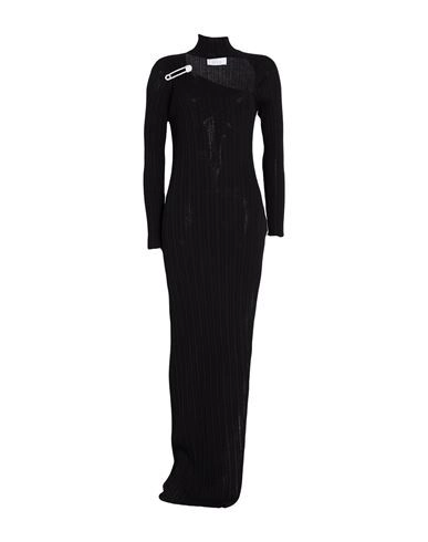 Giuseppe Di Morabito Maxi Dress Size Merino Wool, Acrylic, Polyamide - Black