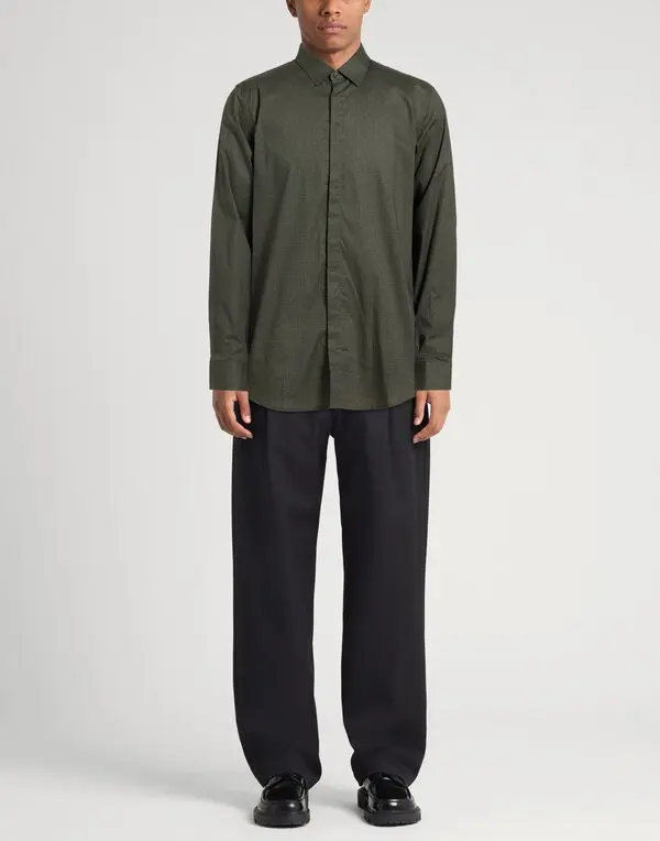 Armani Exchange Shirt Size Cotton, Elastane - Green