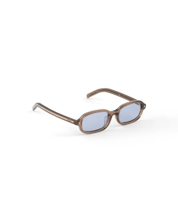 Prada Sunglasses With Iconic Metal Plaque - Lenses