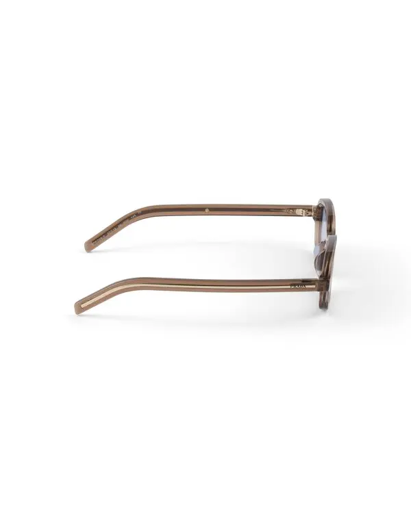 Prada Sunglasses With Iconic Metal Plaque - Lenses