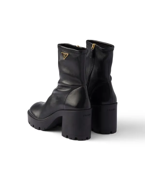 Prada Stretch Nappa Leather Booties