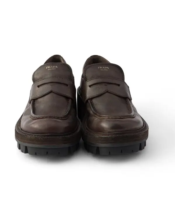Prada Leather Loafers