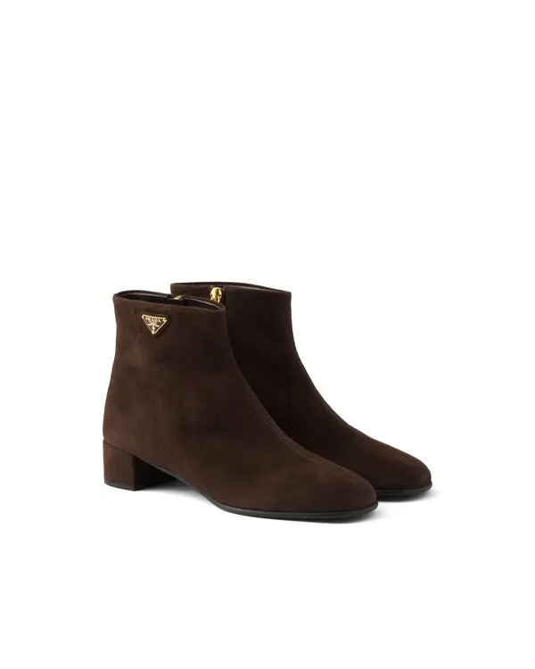 Prada Suede Booties