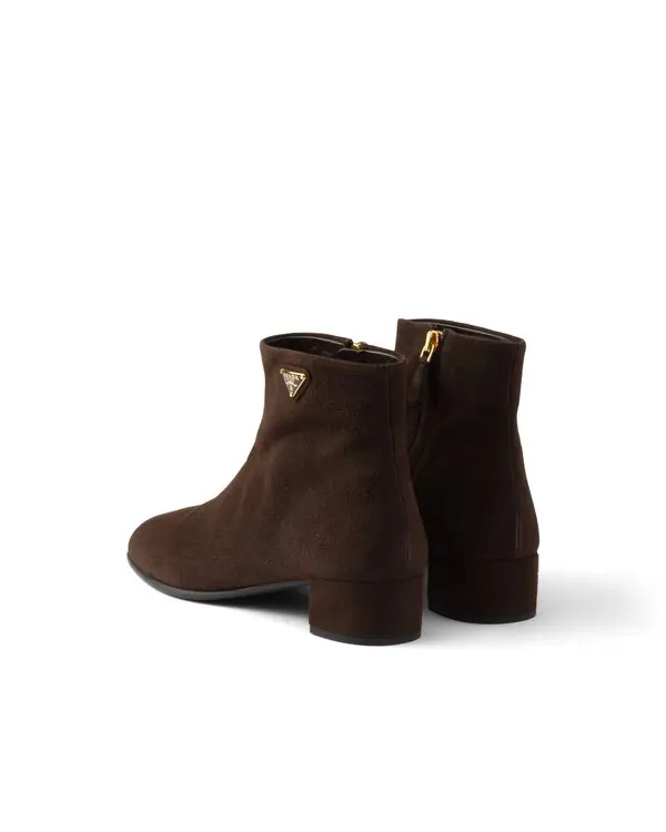Prada Suede Booties