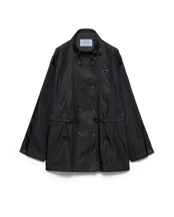 Prada Re-nylon Rain Jacket - Black