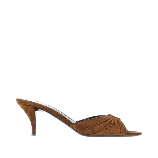 Saint Laurent Babylone' Suede Leather Mules