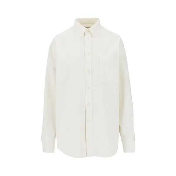 Phoebe Philo Cotton Denim Shirt - White