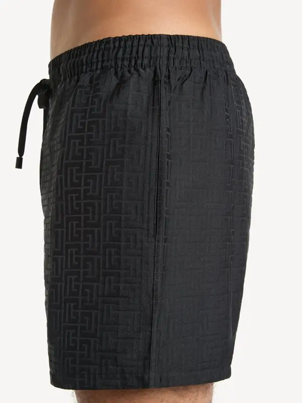 Balmain Monogram Swim Shorts