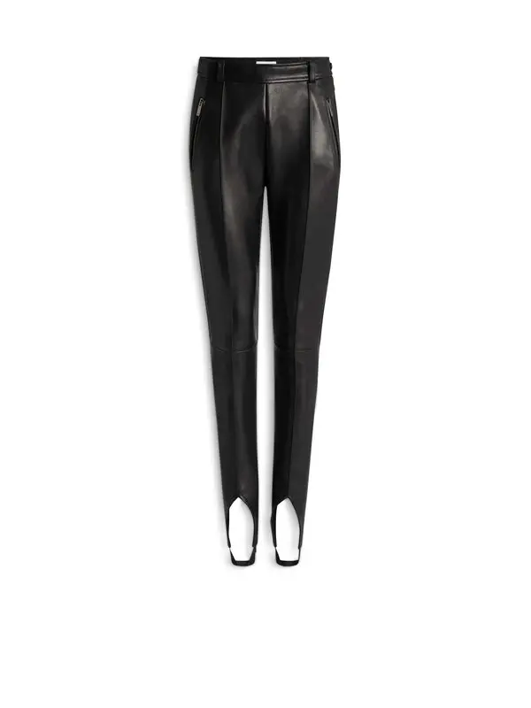Balmain Lambskin Trousers With Stirrup