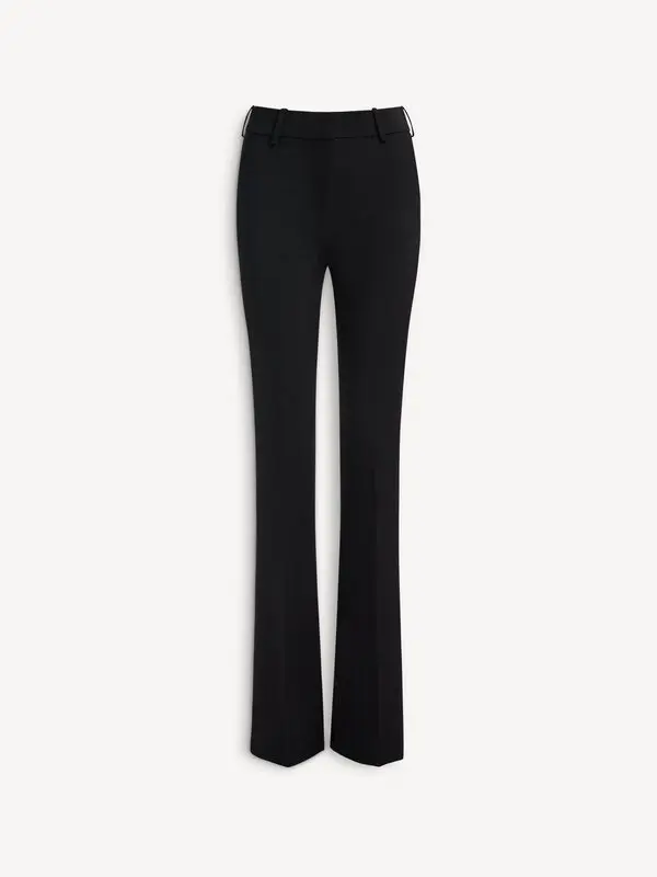 Balmain Low-waisted Wool Satin Trousers