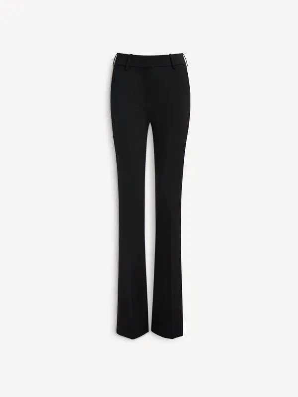 Balmain Low-waisted Wool Satin Trousers