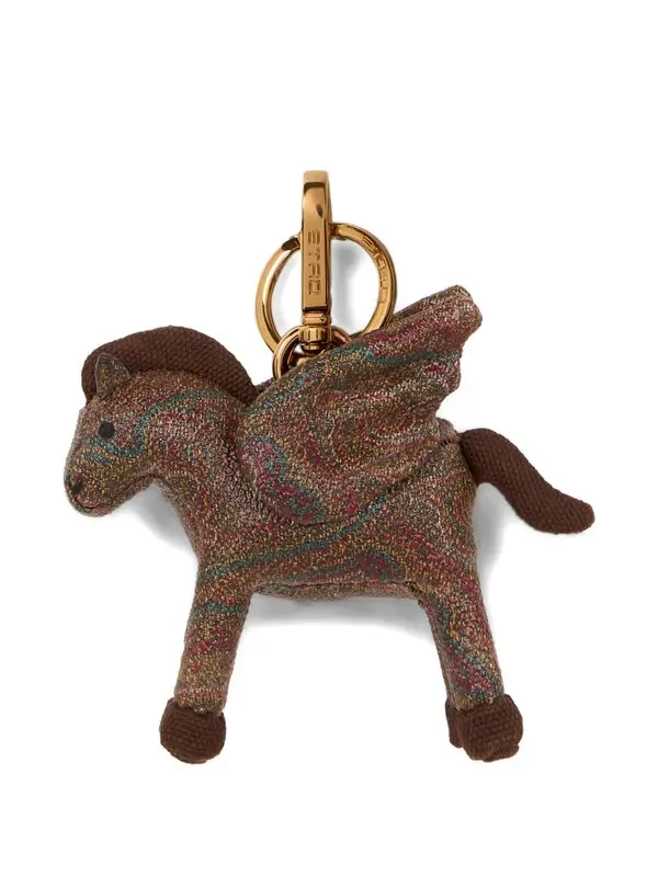 Etro Pegasus Charm - Brown