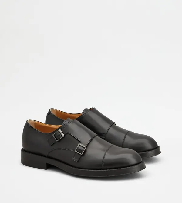 TOD'S Monkstraps In Leather