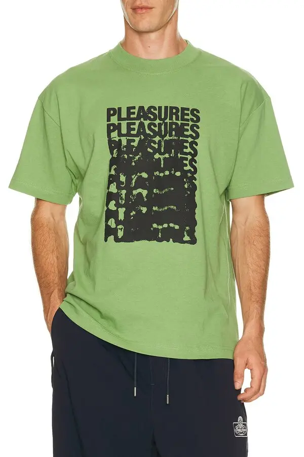 PLEASURES Immolate T-shirt - Sage