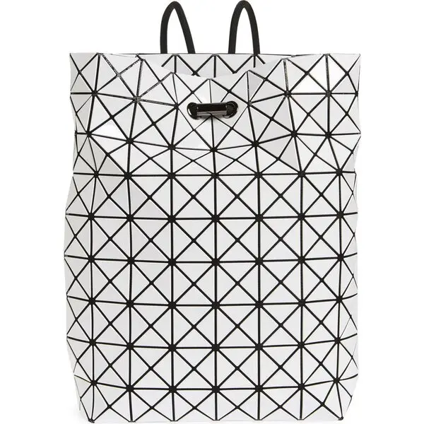 Issey Miyake Wring Flat Backpack - White