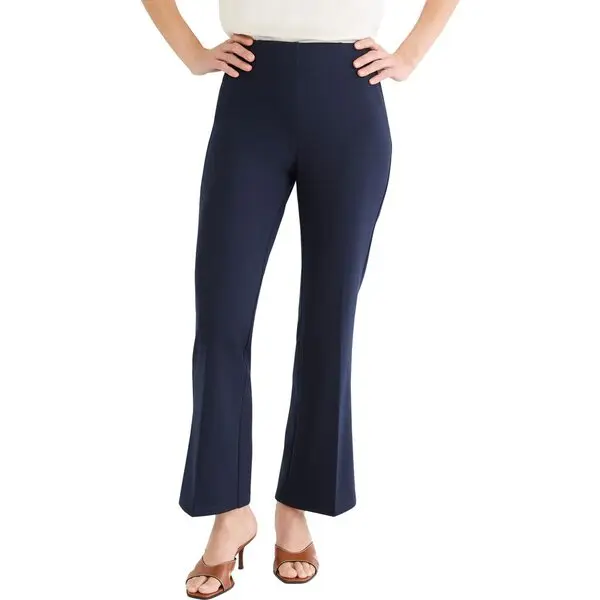 NIC+ZOE Berkeley Bootcut Ponte Pants - Dark Indigo