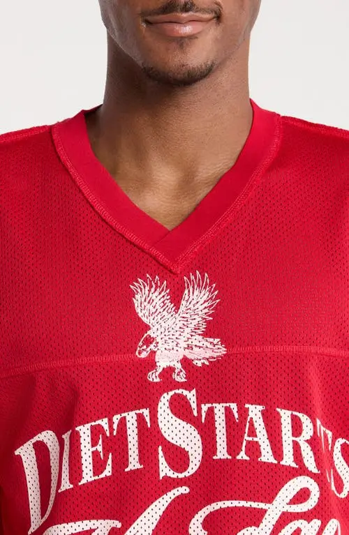 DIET STARTS MONDAY State Champs Mesh Practice Jersey - Red/white