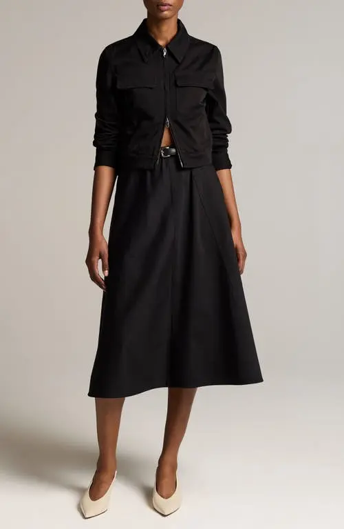 Vince Shrunken Stretch Cotton Jacket
