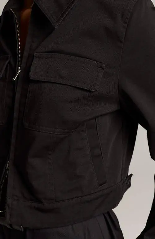 Vince Shrunken Stretch Cotton Jacket