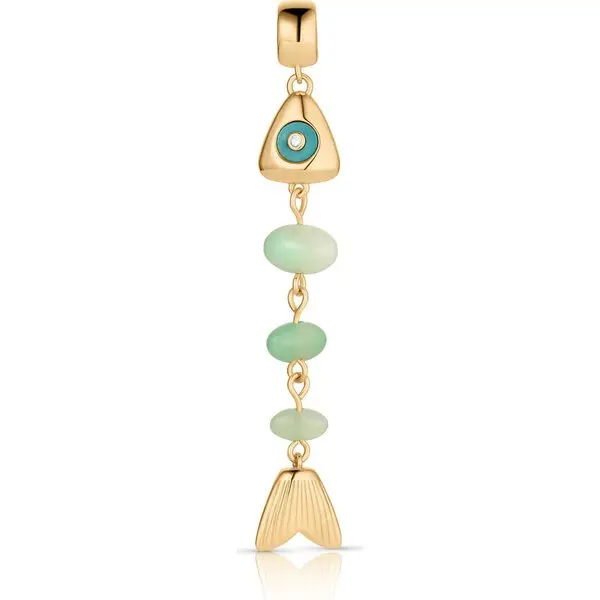 THATCH La Pez Bail Charm Pendant - Chrysoprase