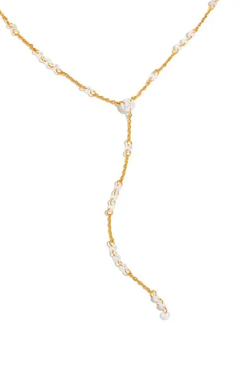 GIRLS CREW Cubic Zirconia Y-drop Necklace