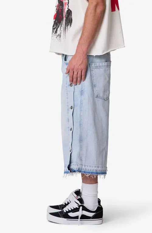 Mnml Ultra Baggy Offset Button Crop Jeans