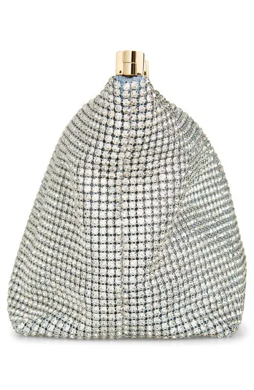 JIMMY CHOO Ganache Crystal Mesh Clutch