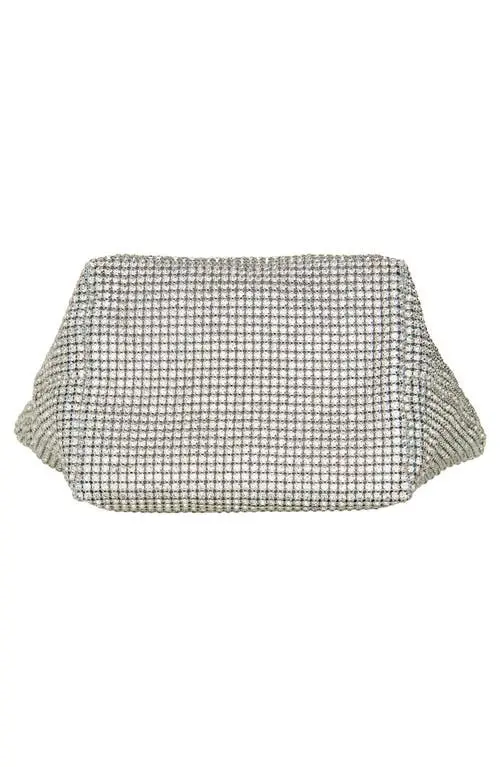 JIMMY CHOO Ganache Crystal Mesh Clutch