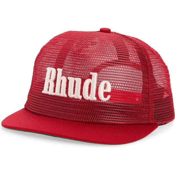 Rhude Logo Mesh Trucker Cap