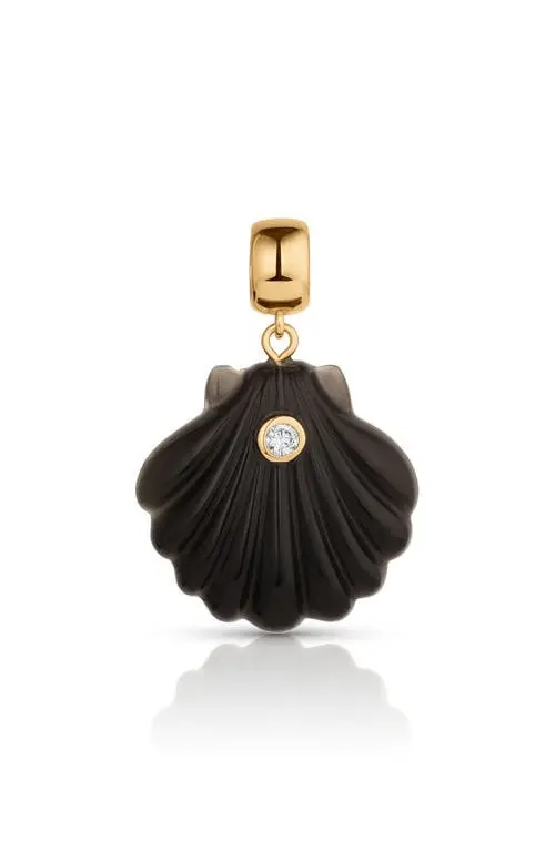 THATCH Coquille Bail Charm - Onyx