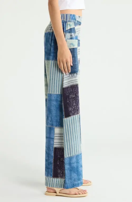 Free People We The Free Symphony Patched Wide Leg Jeans