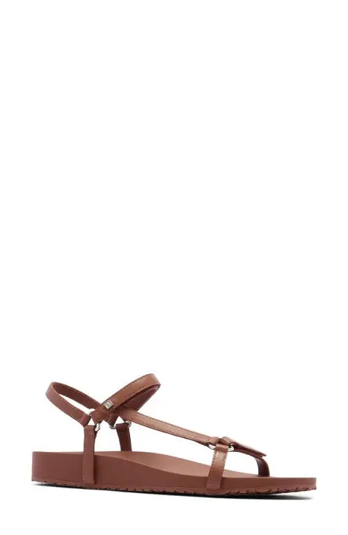 FRANKIE4 Bronte Waterproof Ankle Strap Slide Sandal - Rich Tan