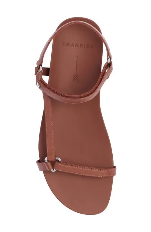 FRANKIE4 Bronte Waterproof Ankle Strap Slide Sandal - Rich Tan